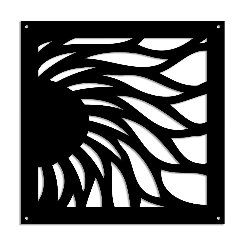 HOT SUN - Pannello In PVC Traforato - Parasole - misura 98x98 cm ...