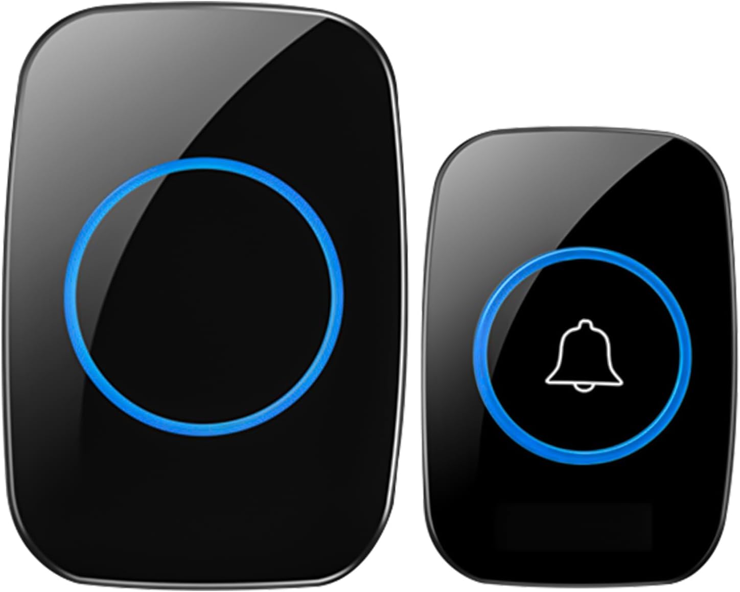 Sonnette sans fil étanche, portée sans fil de 300 mètres Sonnette avant ...