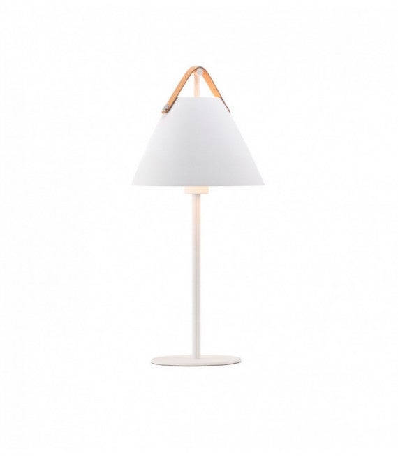 Lampe de table Strap Métal blanc 55 Cm | Leroy Merlin