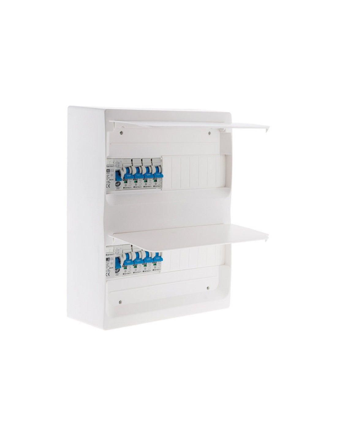 Coffret électrique équipé 26 modules - T1/T2 - 8 disjoncteurs ...