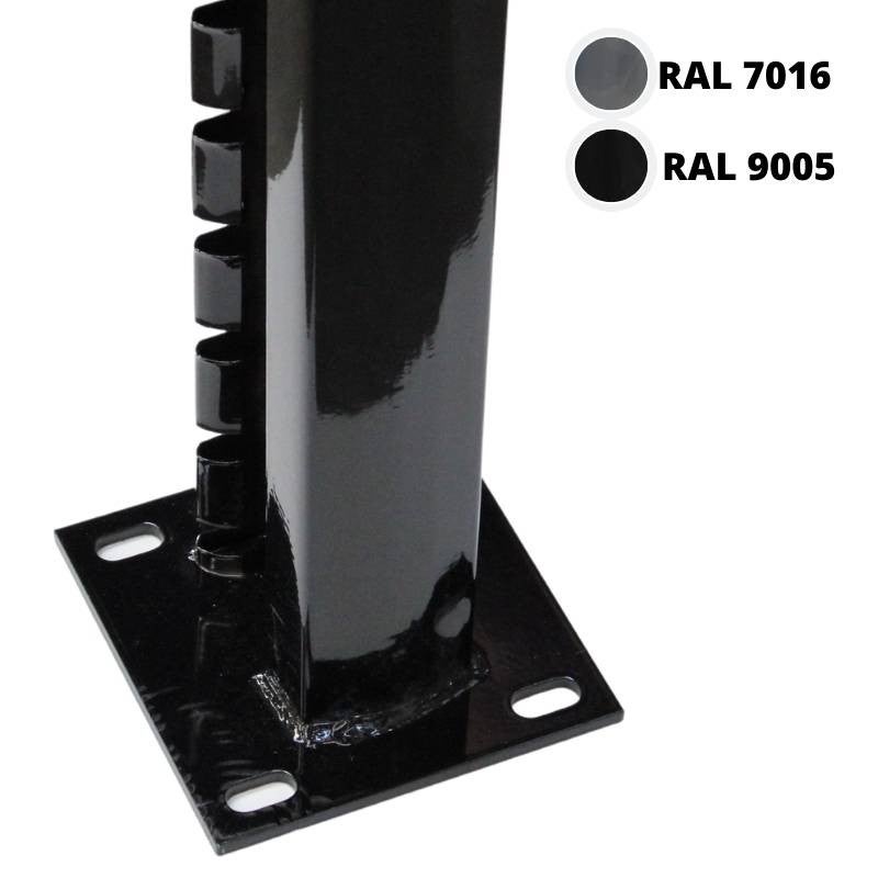 Poteau platine Noir (RAL 9005) | Leroy Merlin