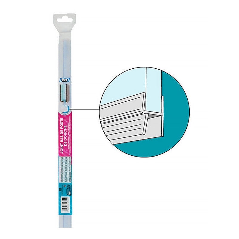 Joint à lèvre porte de douche GEB 513122 de 5 à 8 mm | Leroy Merlin