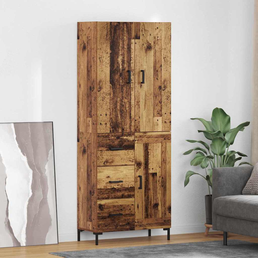 Alacena Madera Vieja 69,5 x 34 x 180 cm Madera contrachapada | Leroy Merlin