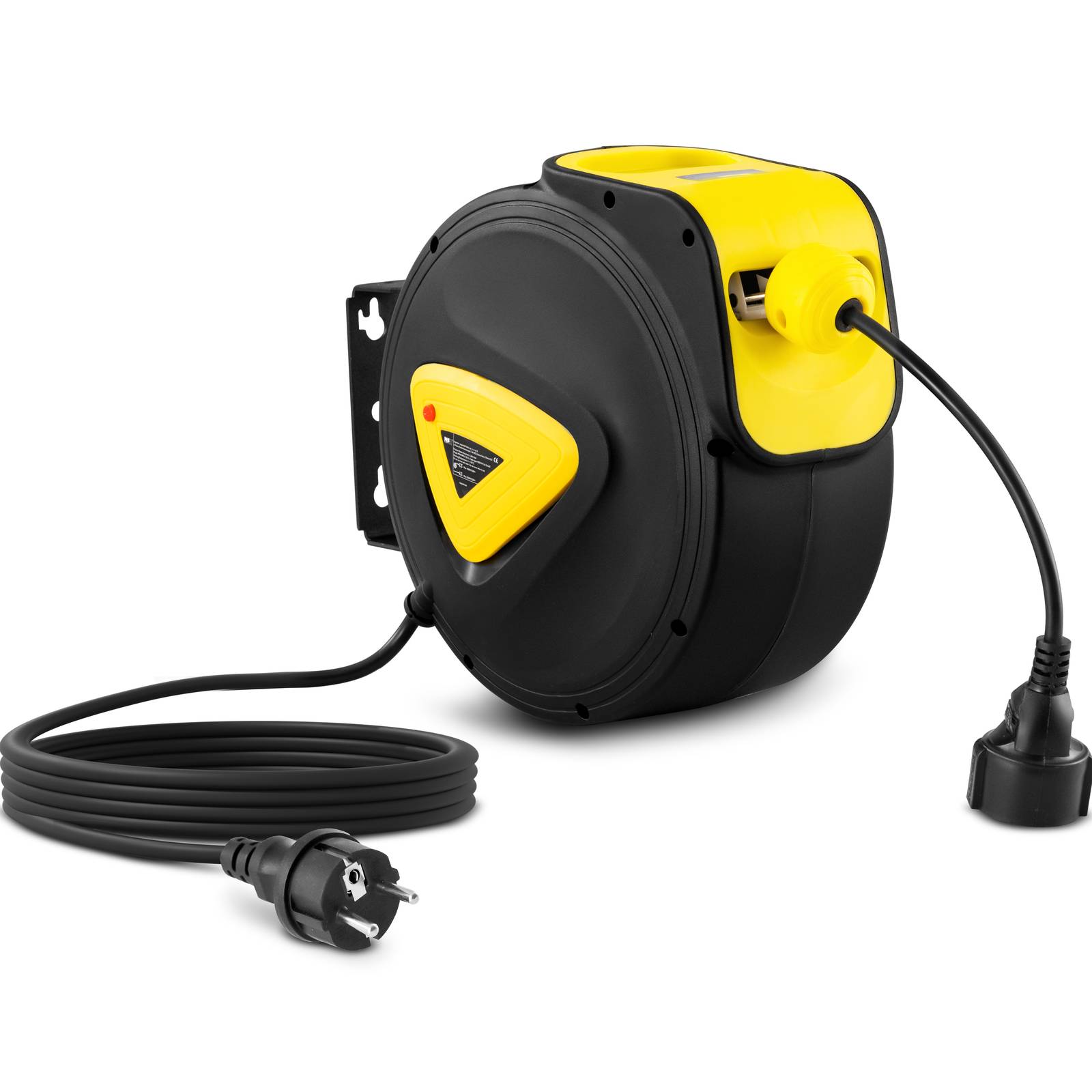 Carrete retráctil para cable - automático - 20 + 3 m | Leroy Merlin