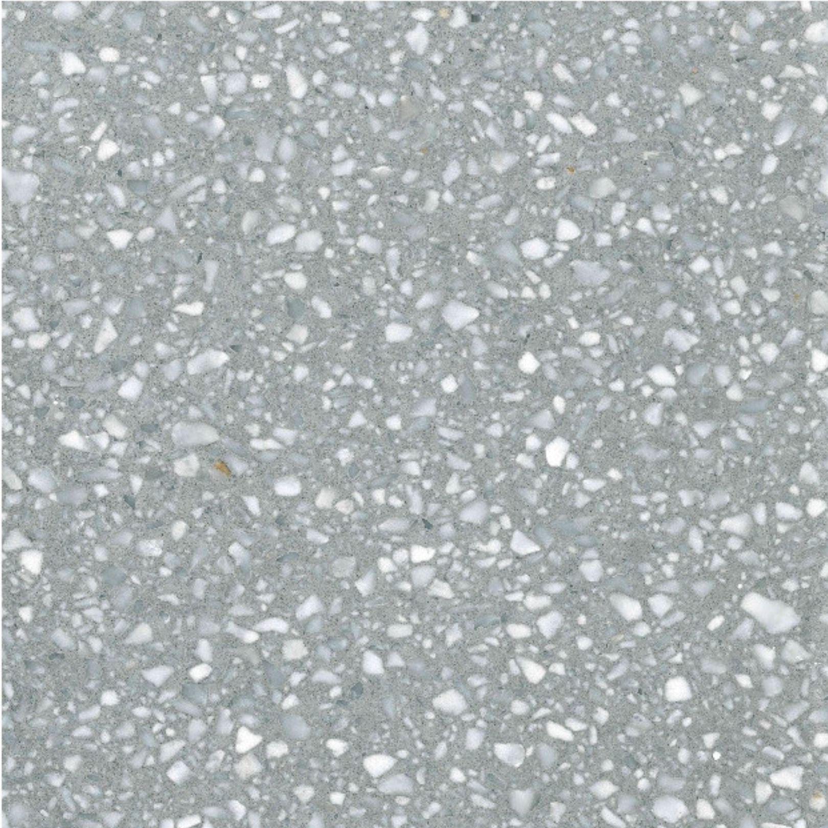 Véritable Carreau Terrazzo fond gris inclusions blanc ETNA 30x30 cm ...