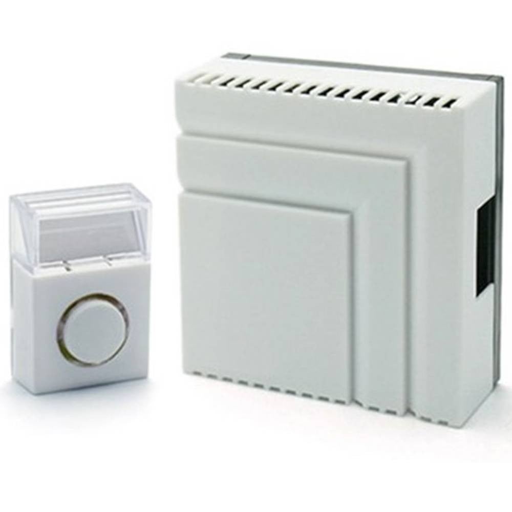 Carillon filaire blanc 2 fils Sonette 2 tons Astrell Piles ou ...