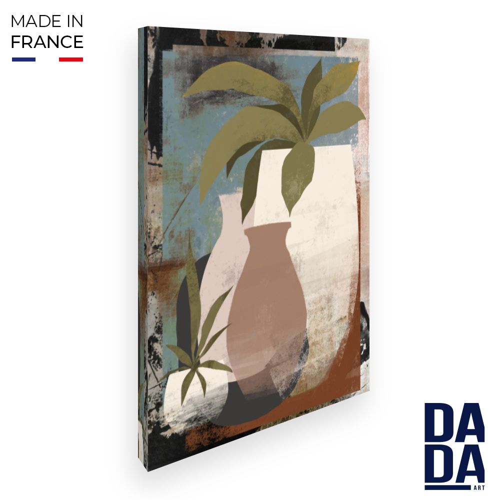 Toile Vases et plantes / 100x140cm / Fabriqué en France / DADA ART ...