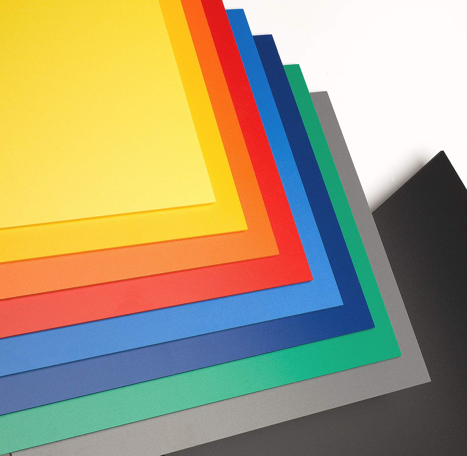 Forex – Lámina de PVC espumado amarillo/amarilla de 3mm de grosor – 1 ...