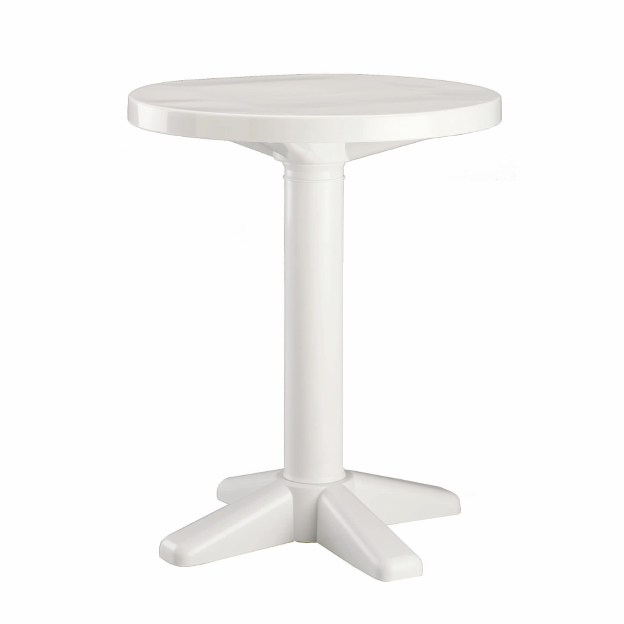 Mesa redonda exterior Ø60 blanco BANYOLES garbar | Leroy Merlin