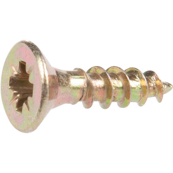 Vis agglo - Viswood - Tête fraisé - PZ - Acier zingué - 3,5 x 25 mm ...