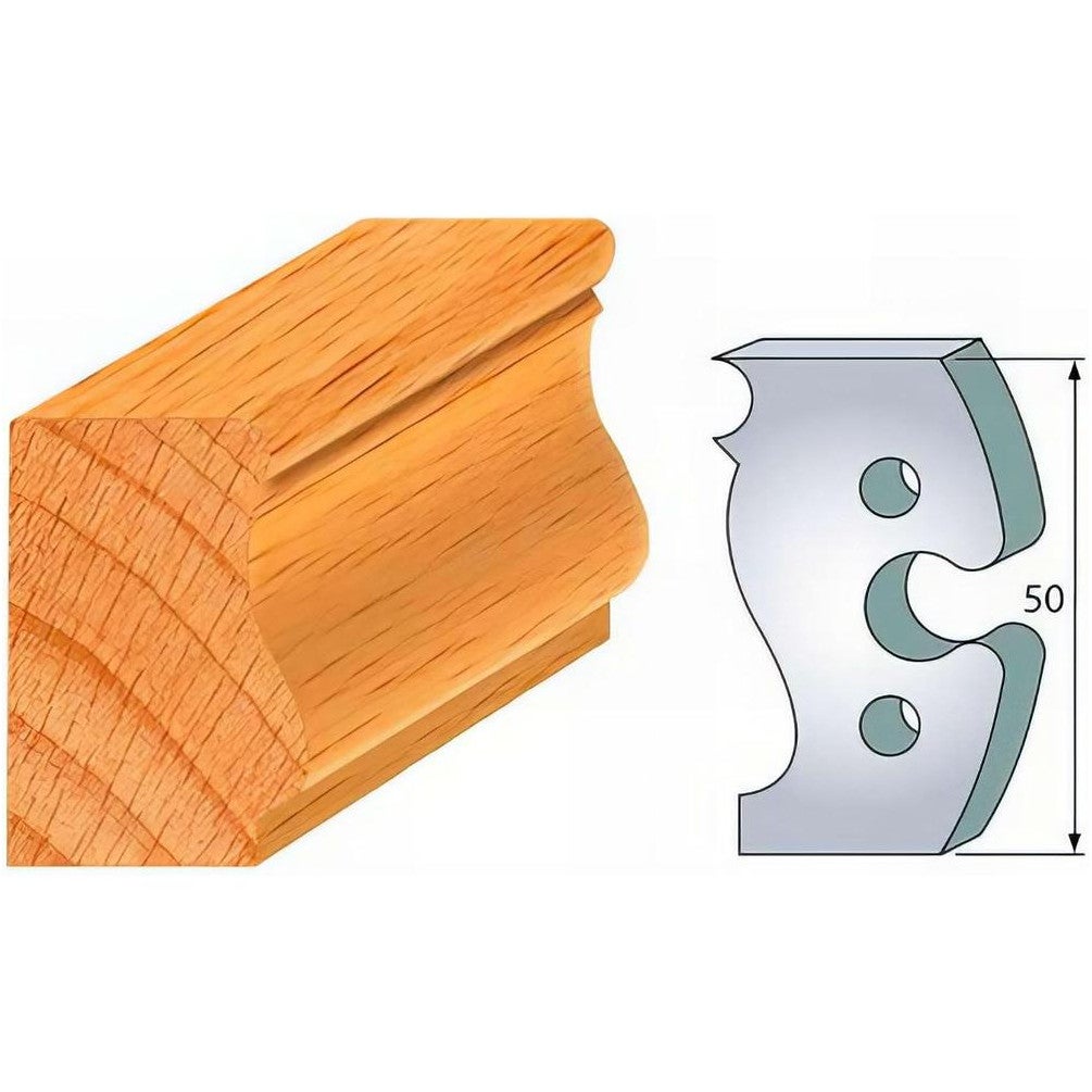 Jeu de 2 Fers Profilés Acier HT 50 x 5,5 mm - N°285 Baguette filet ...