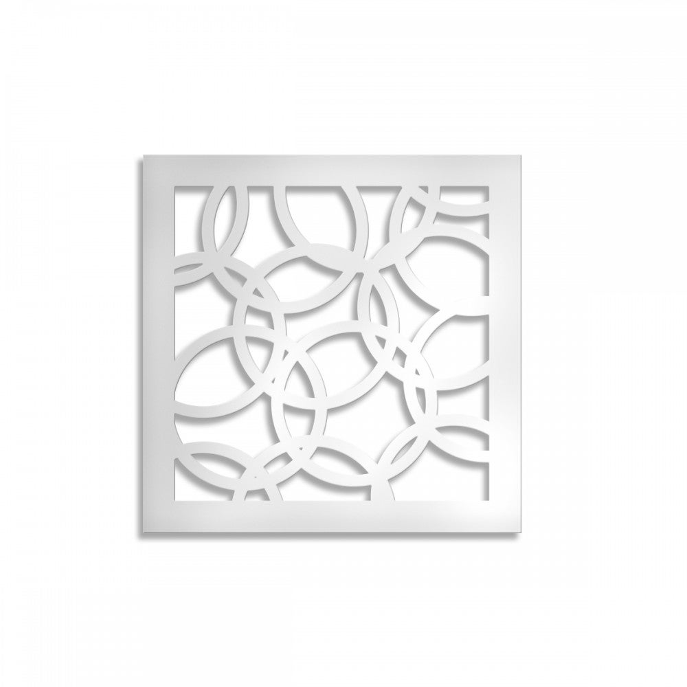 PEQUEÑOS CÍRCULOS - Panel de PVC perforado - Sombrilla blanca 98x98 cm ...