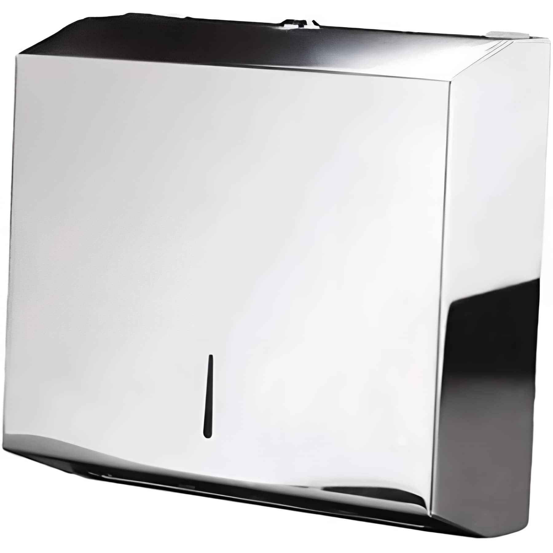 Distributeur de papier essuie mains mural SANINDUSA Luxe chromé | Leroy ...