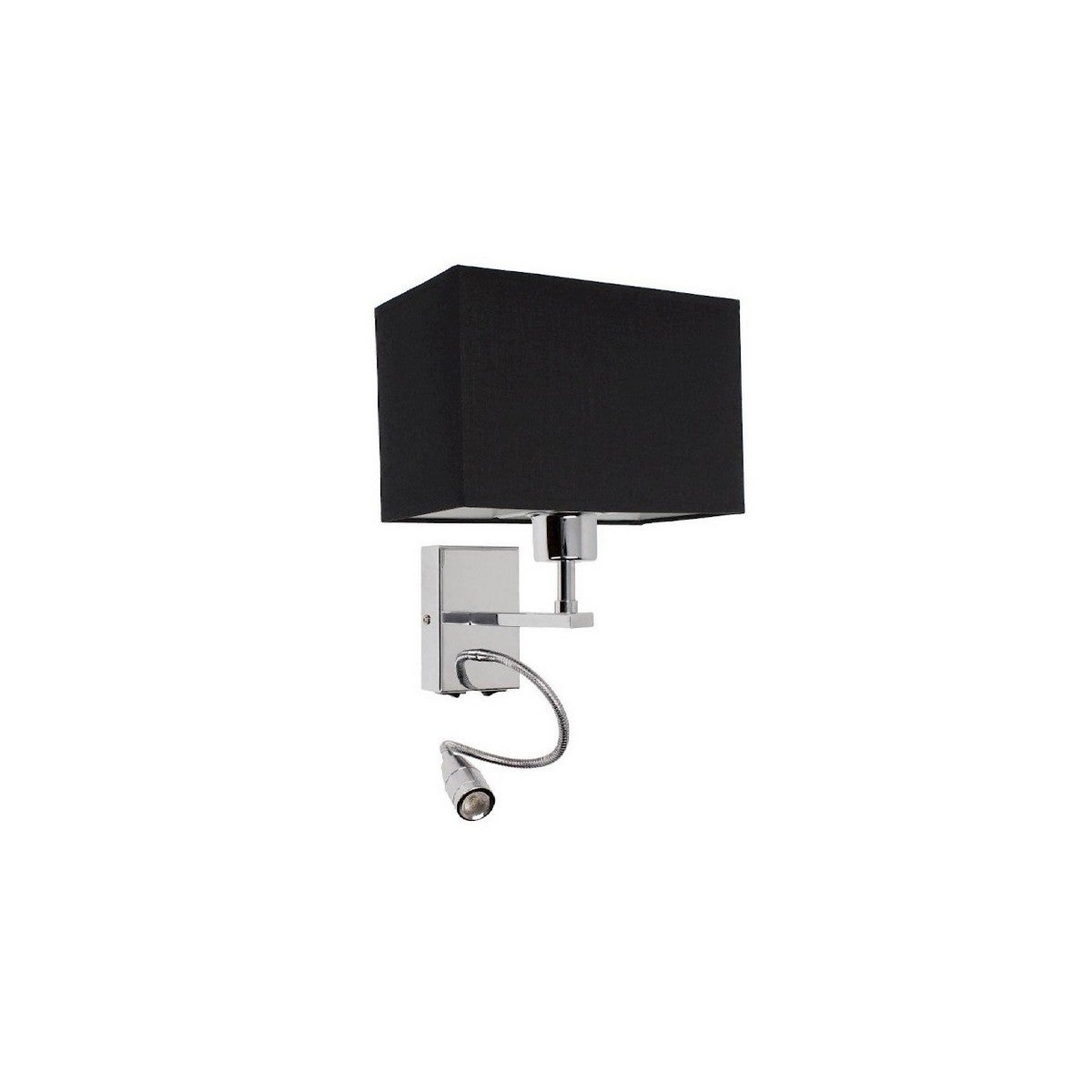 Lámpara de Pared Relax, Metal, Negro, EPIKASA | Leroy Merlin