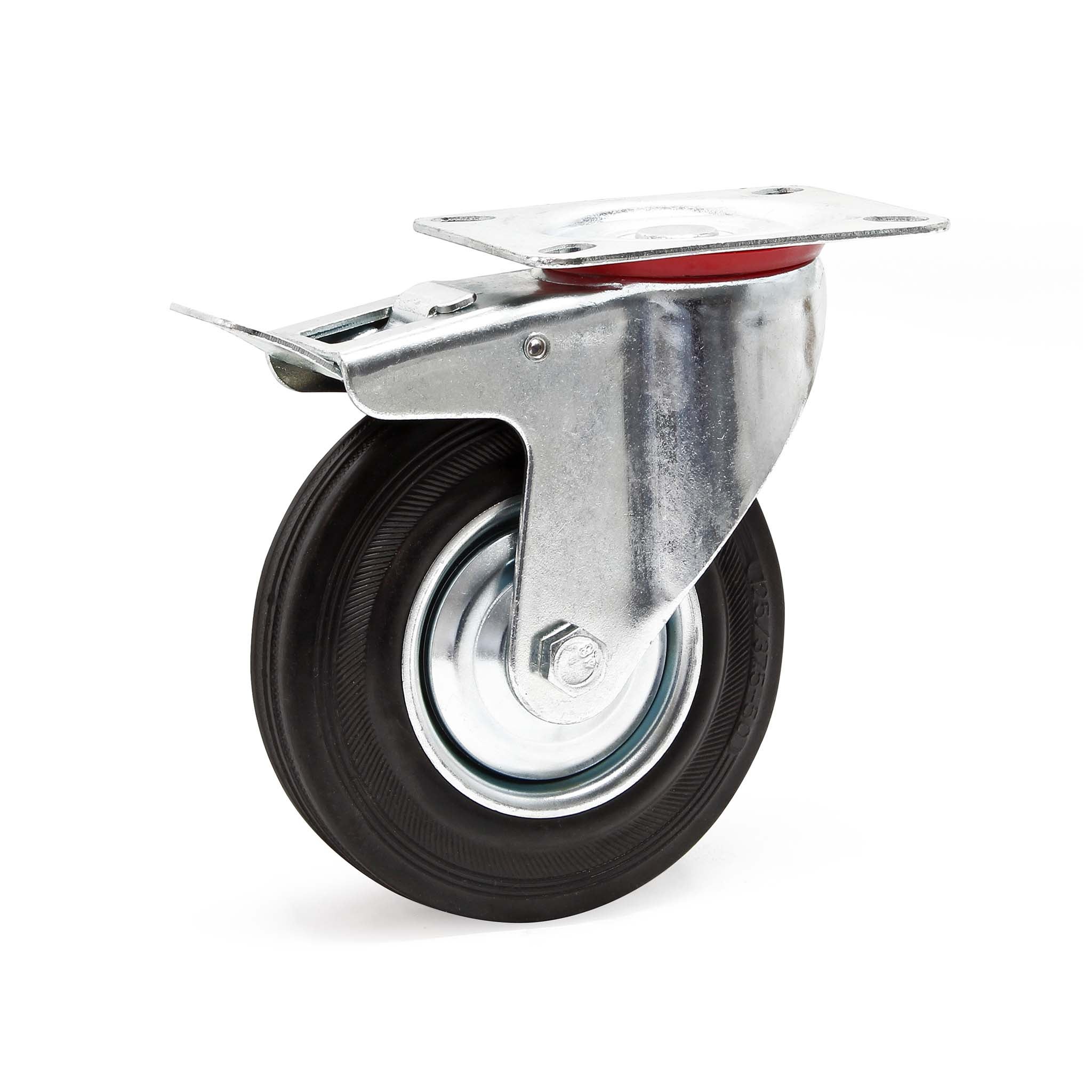 Roulette pivotante Blocage double – Ø 125 mm – Capacité 100 kg – en ...