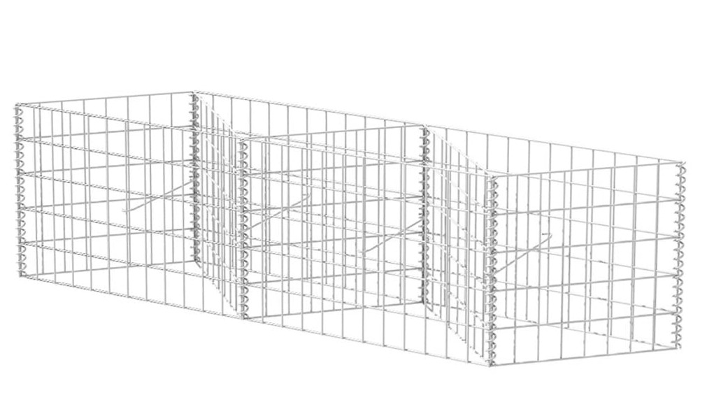 Panier de gabion Acier galvanisé 120x30x50 | Leroy Merlin