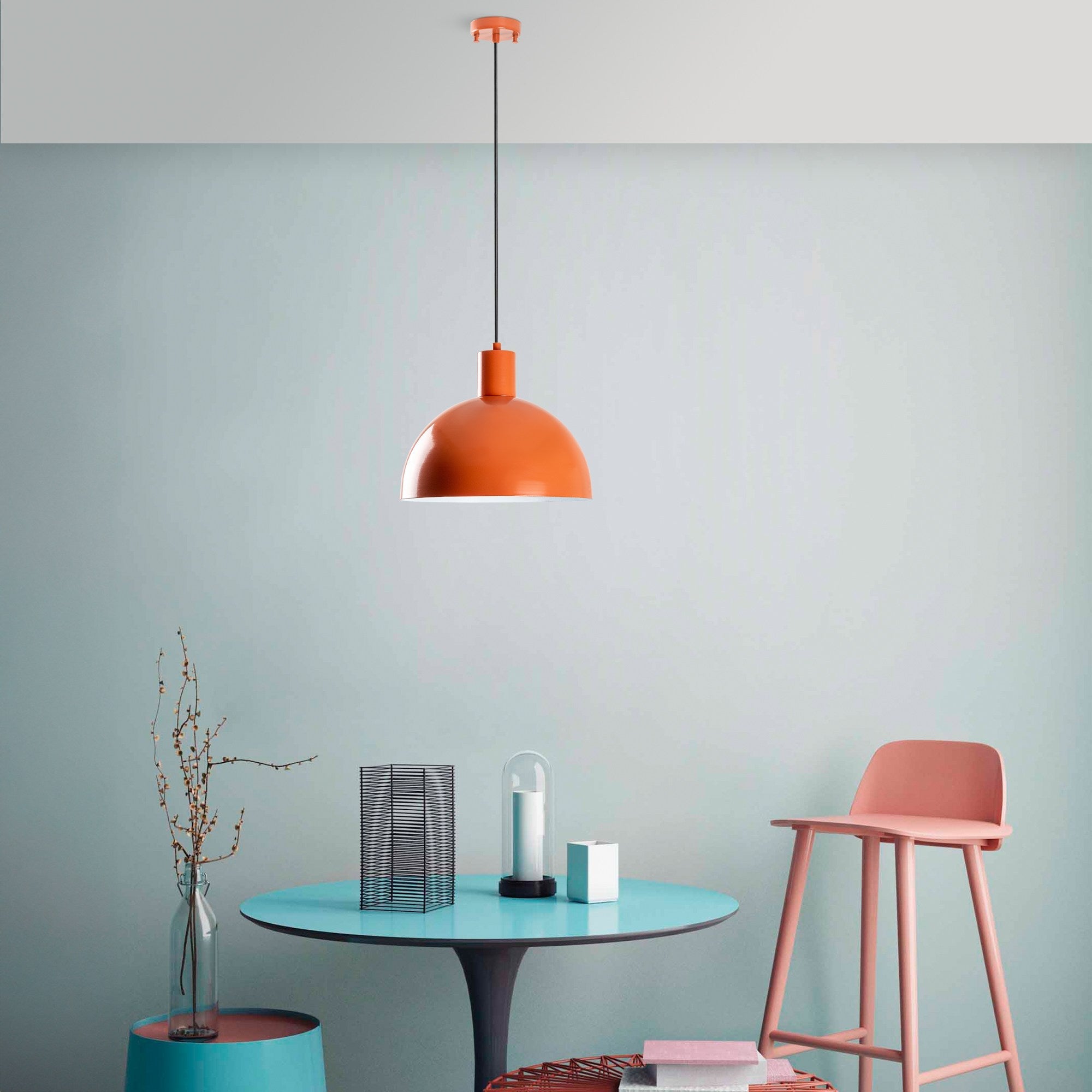 Lampe orange Kure 993 - Orange | Leroy Merlin