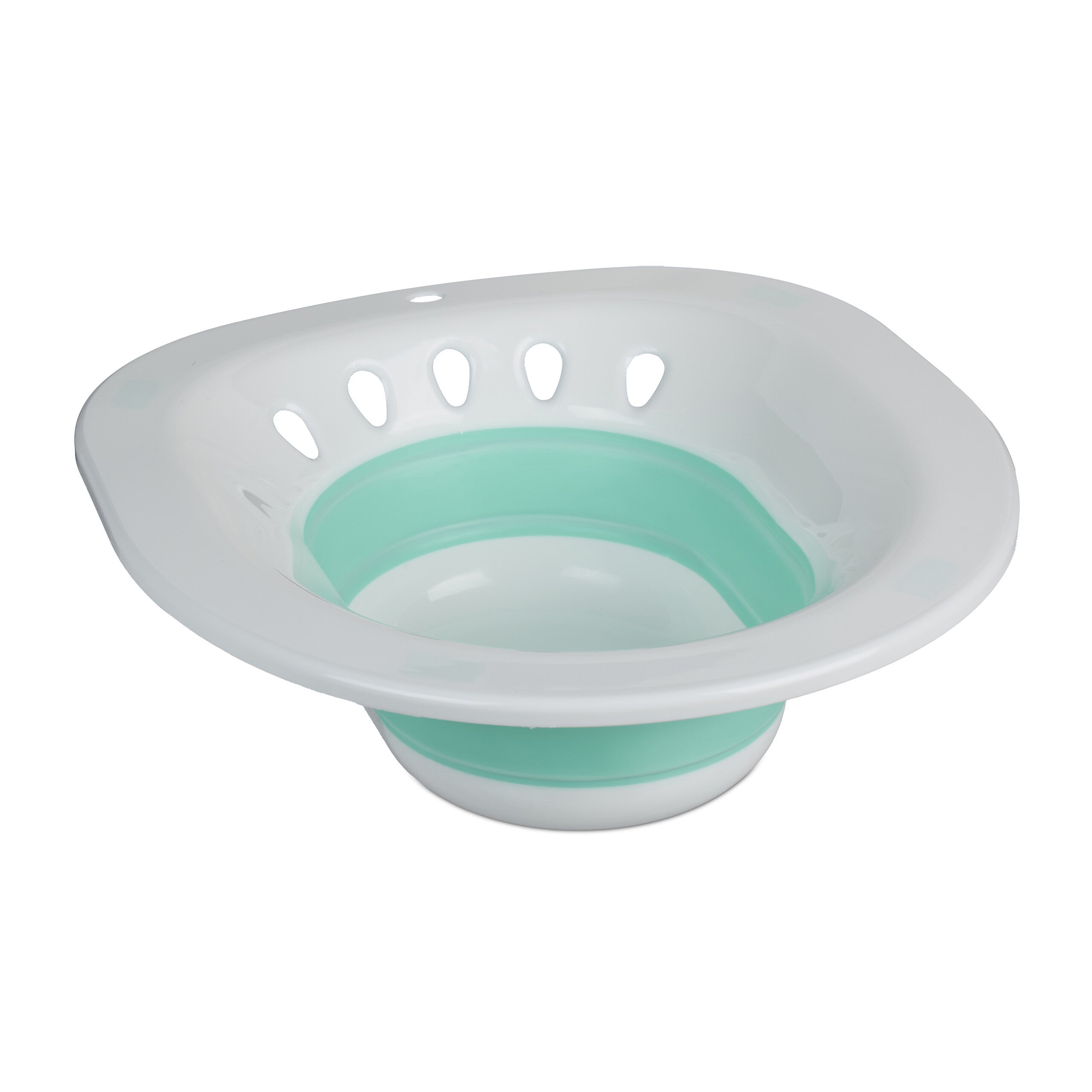 Relaxdays Baño de Asiento para Inodoro, Plegable, Inserto Bidé Higiene ...