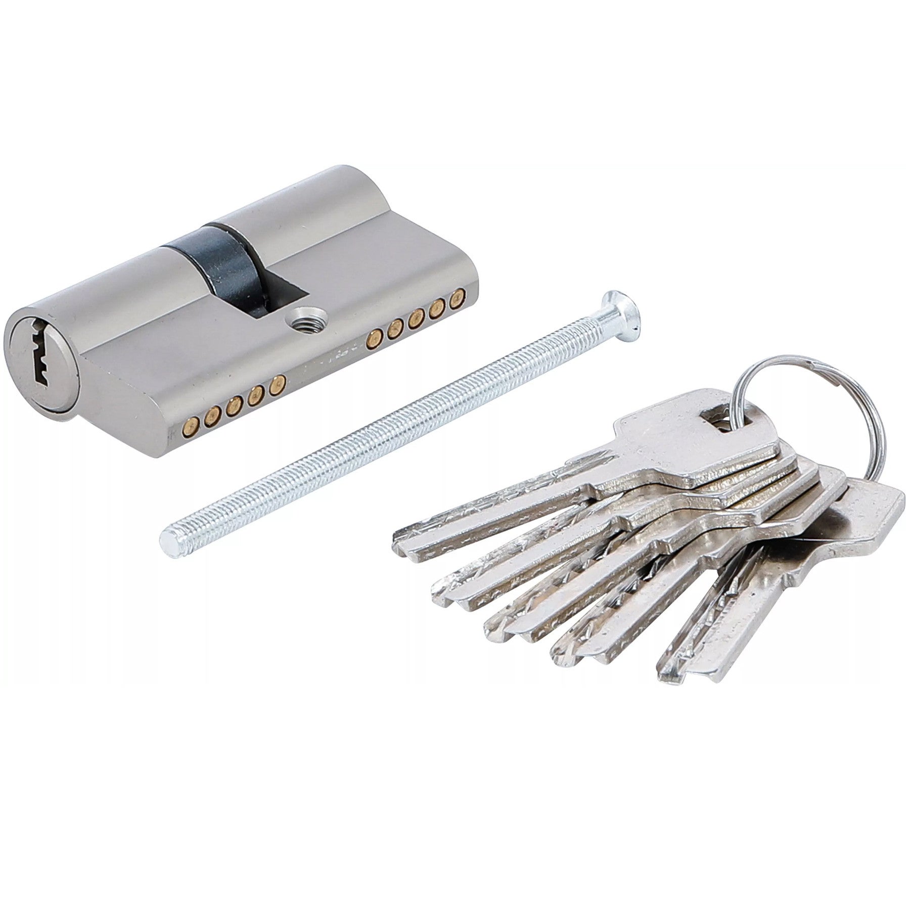 BARILLET 60MM CYLINDRE DE SERRURE DE SECURITE 30/30MM 5 CLES | Leroy Merlin