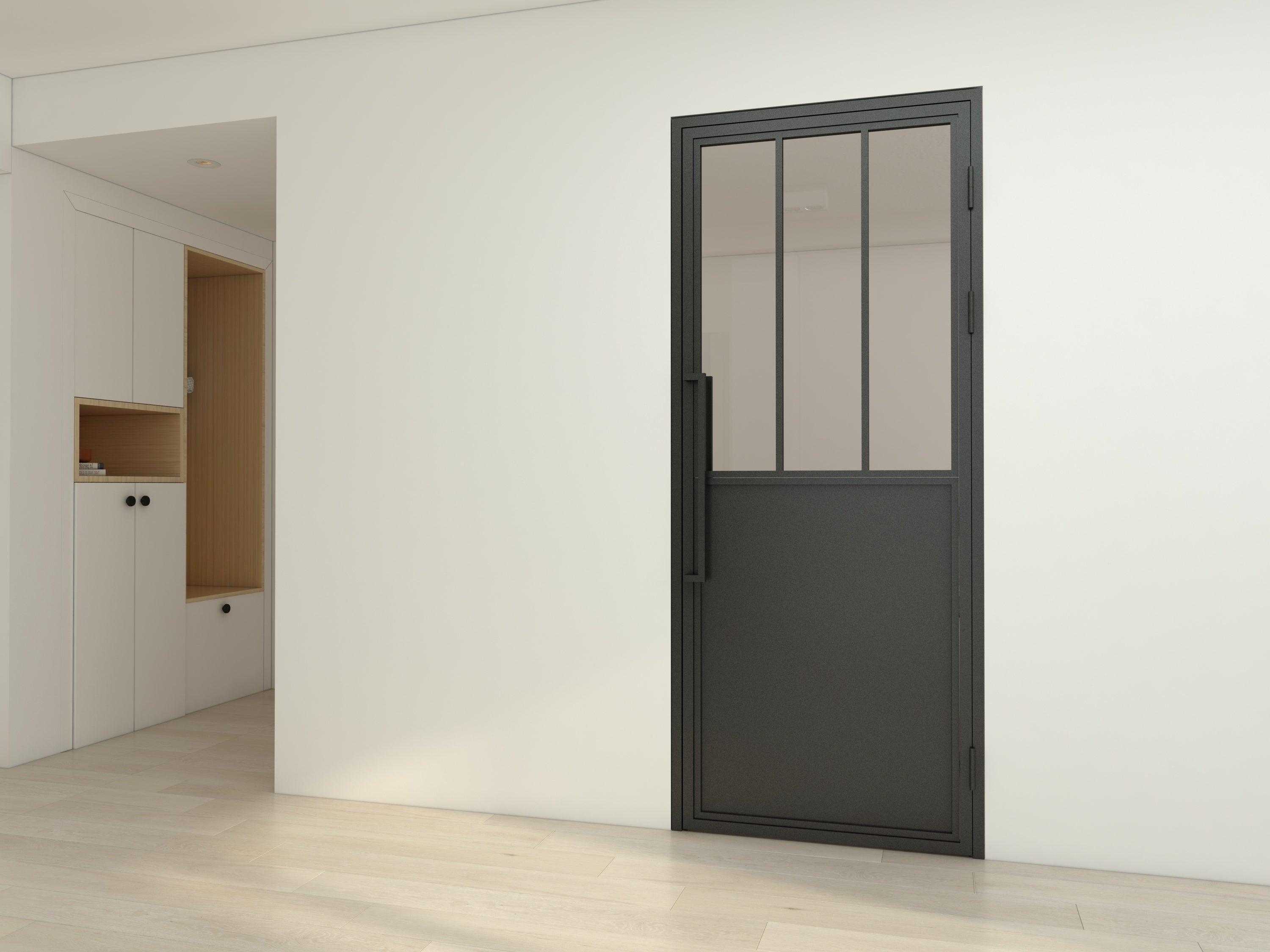 Schulte porte intérieure loft en verre, 93x204cm, bloc-porte vitré ...