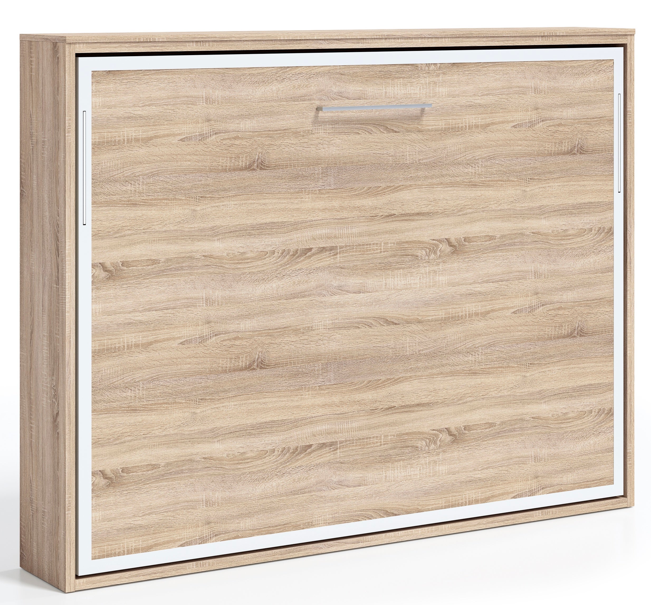 Lit escamotable horizontal 160x200 Angelina-Coffrage Wengué-Façade ...