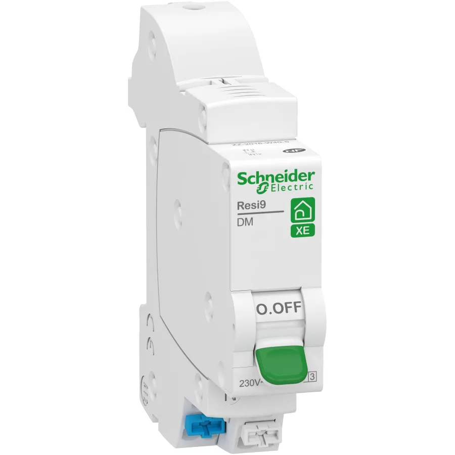 Schneider R9EFC602 - Disyuntor modular Resi9 XE - 1P+N 2A - Curva C - enchufable | Leroy Merlin