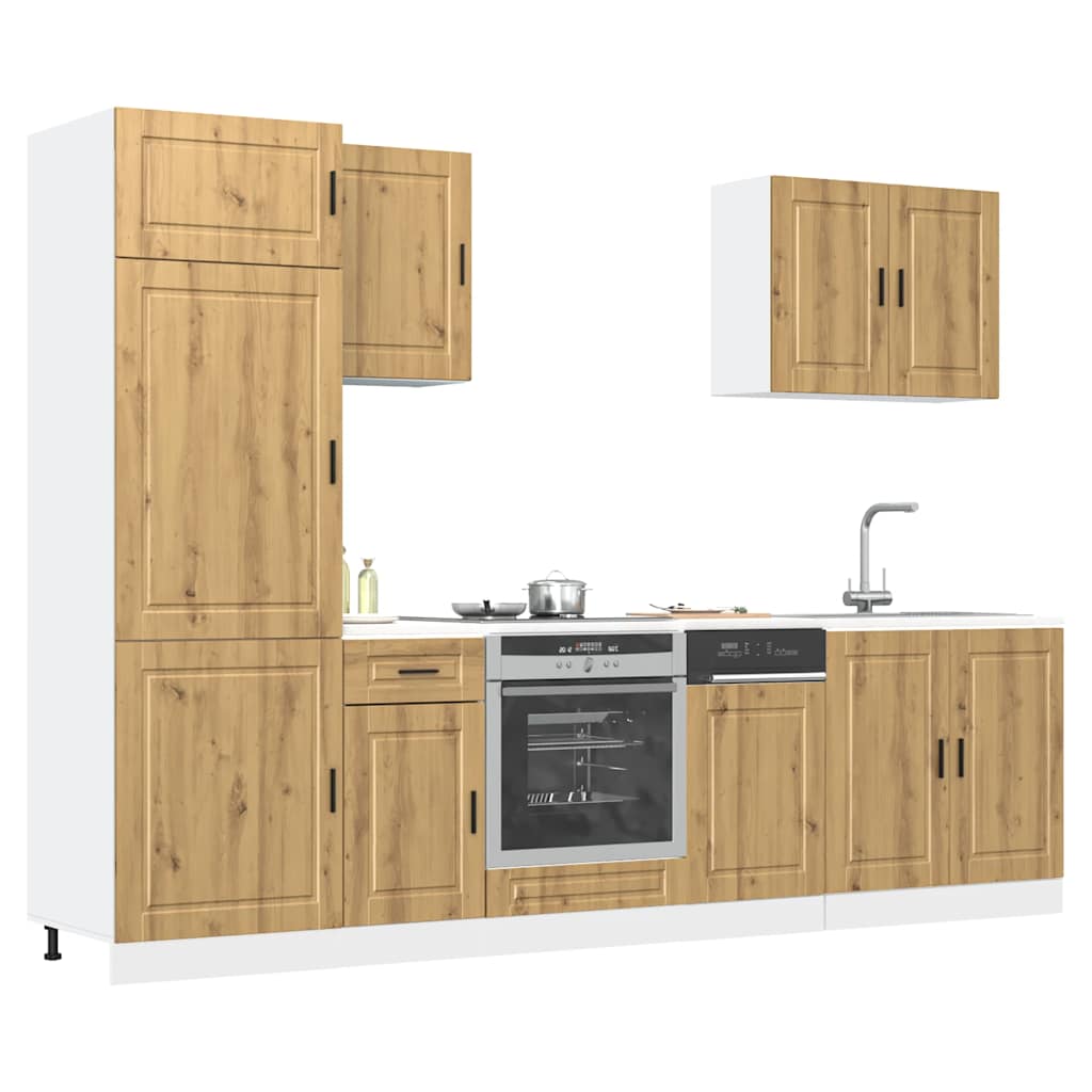 Maison Exclusive - Set Mobili da Cucina 7 pz Kalmar Rovere Artigianale ...