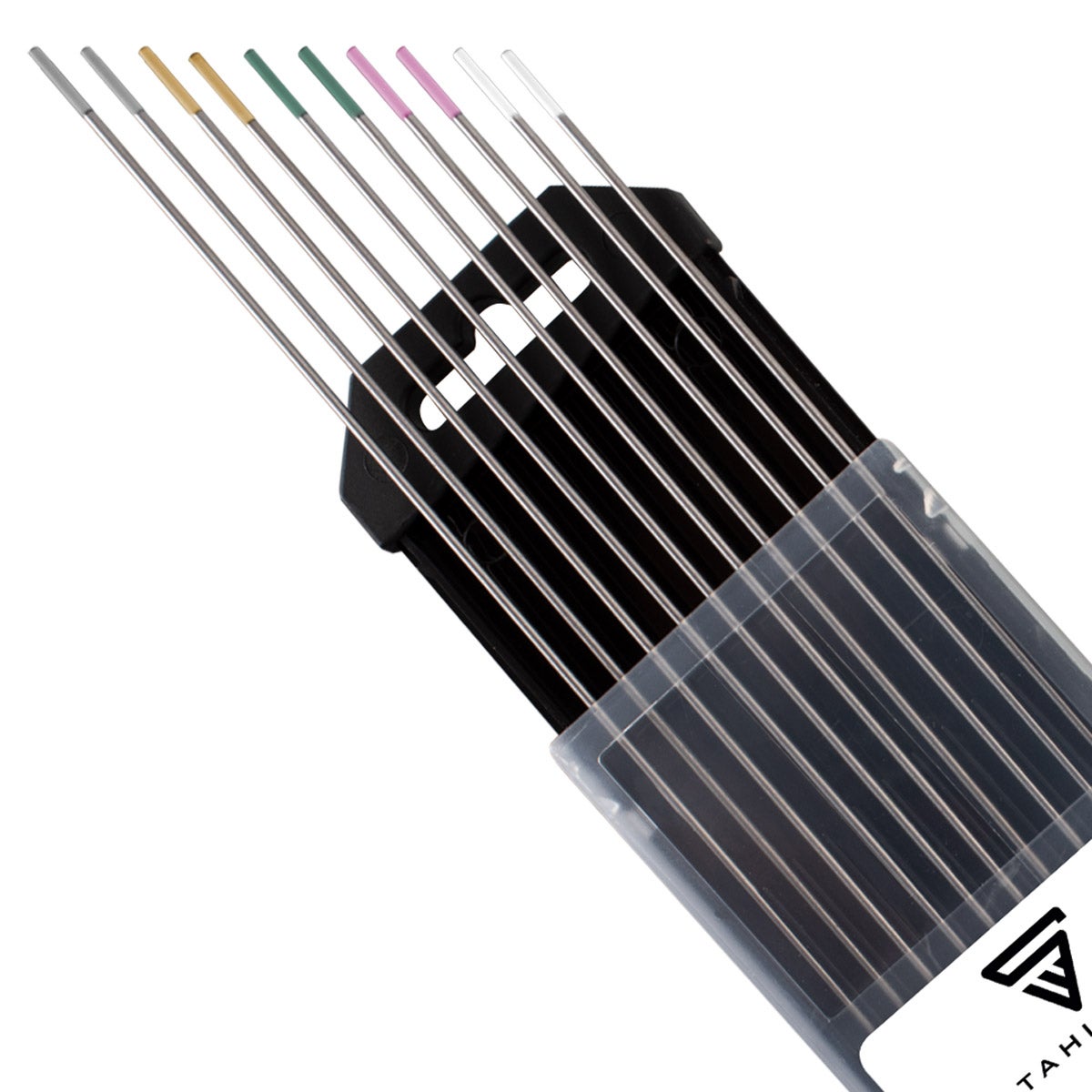 STAHLWERK Électrodes en tungstène or, gris, rose, blanc, vert 1,6 mm 2 ...