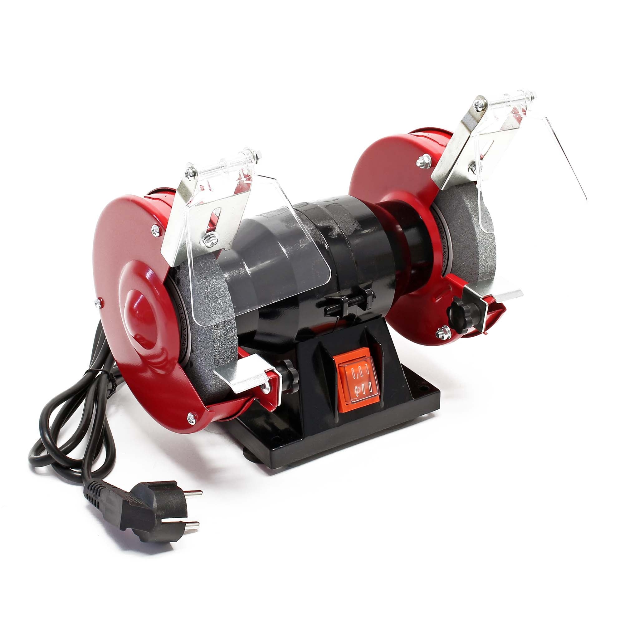 Double meuleuse 120W Touret à meuler 2 Disques abrasifs Ø 125 mm ...