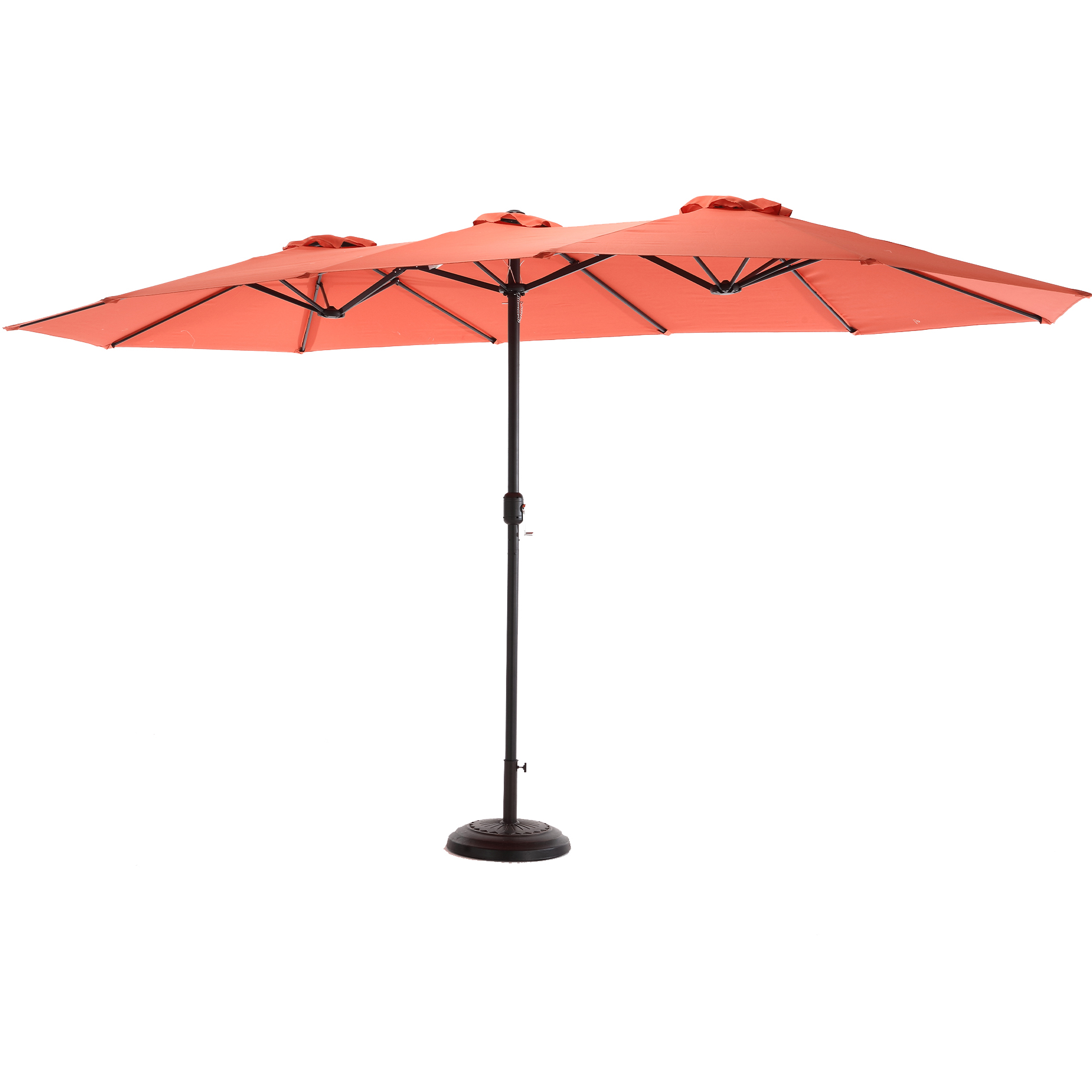 Grand Parasol Avec Manivelle, Parasol D'Extérieur Robuste, Parasol En ...