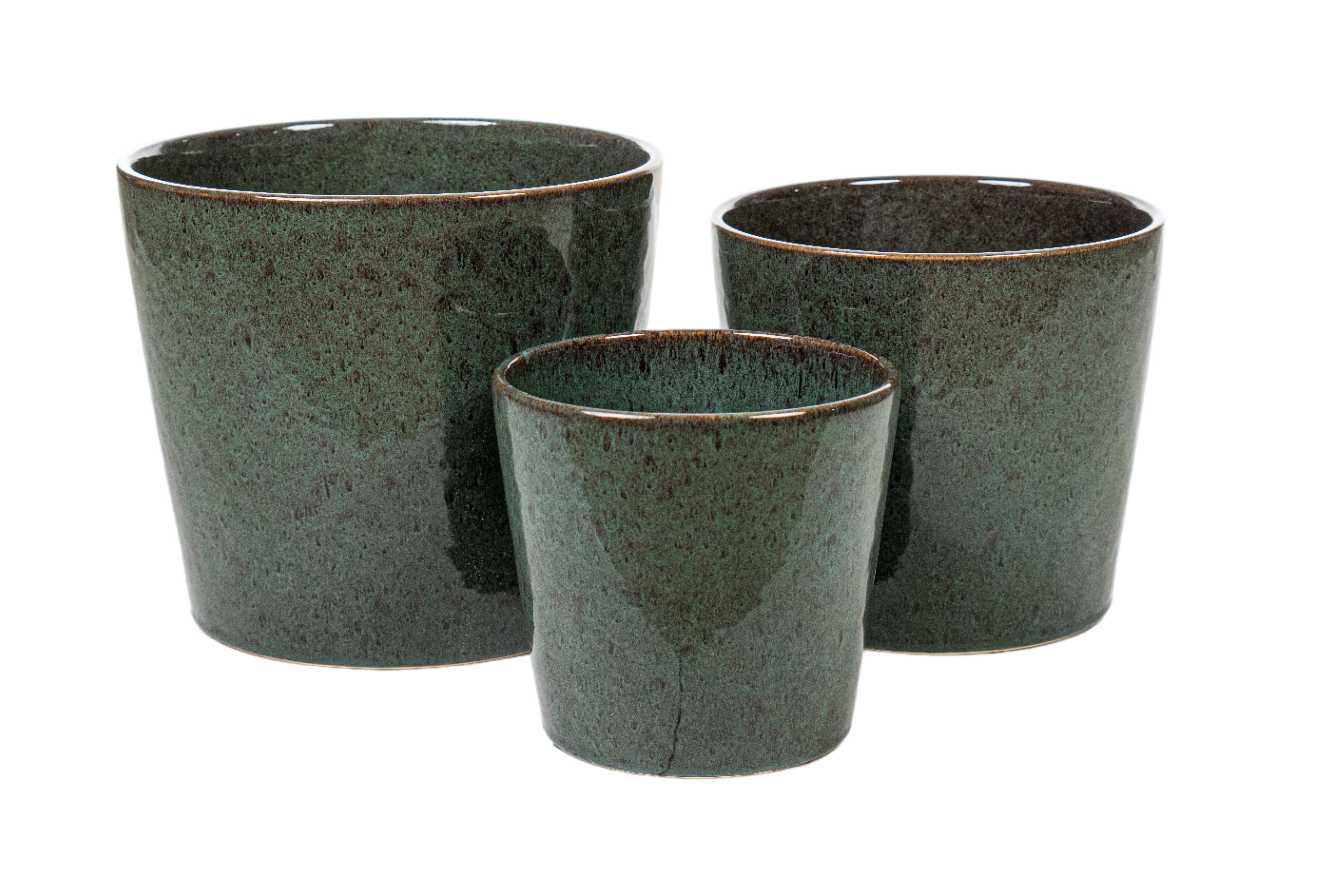 Set 3 Macetones Porcelana | Leroy Merlin