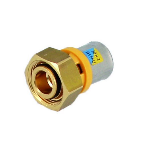 RACCORDO DIRITTO SEDE CONICA O-RING CON GIRELLO SOLO USO GAS 3/4" x 26 ...