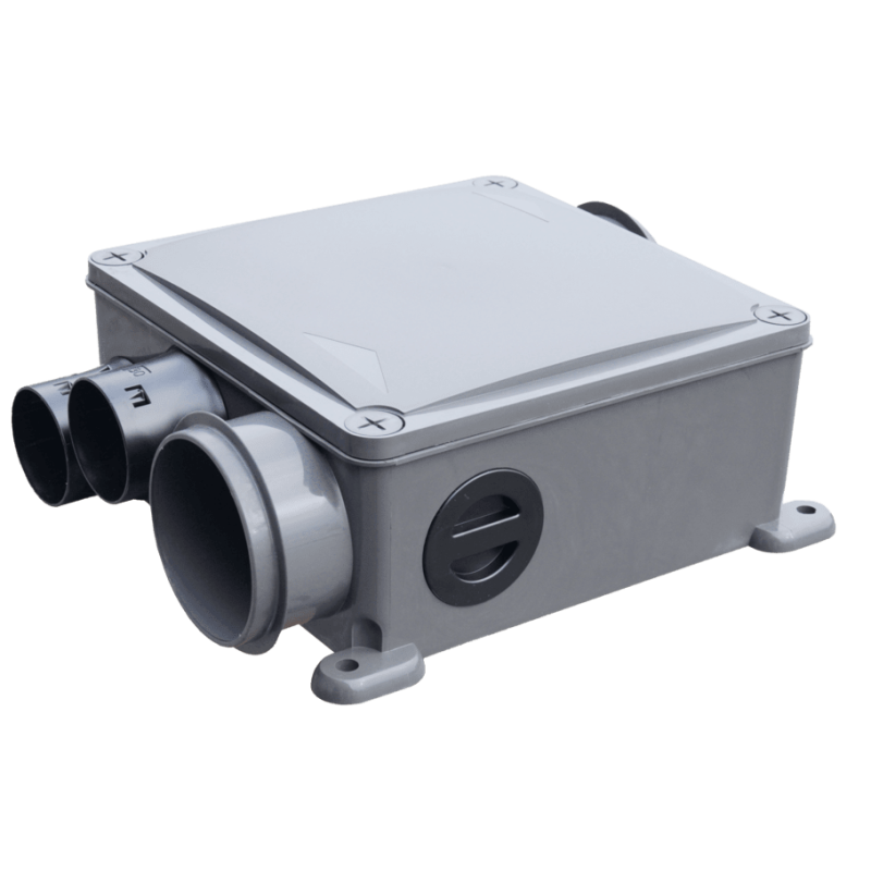 Groupe VMC plat et compact simple flux autoréglable NATHER ALINEO 3 R4 ...