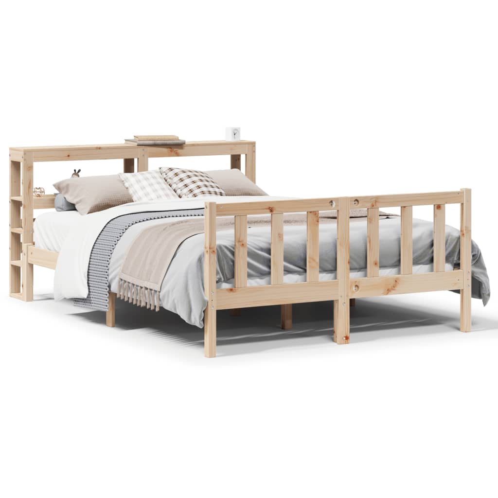 Lit Double | Lit Adulte | Cadre de lit sans matelas 140x200 cm bois ...