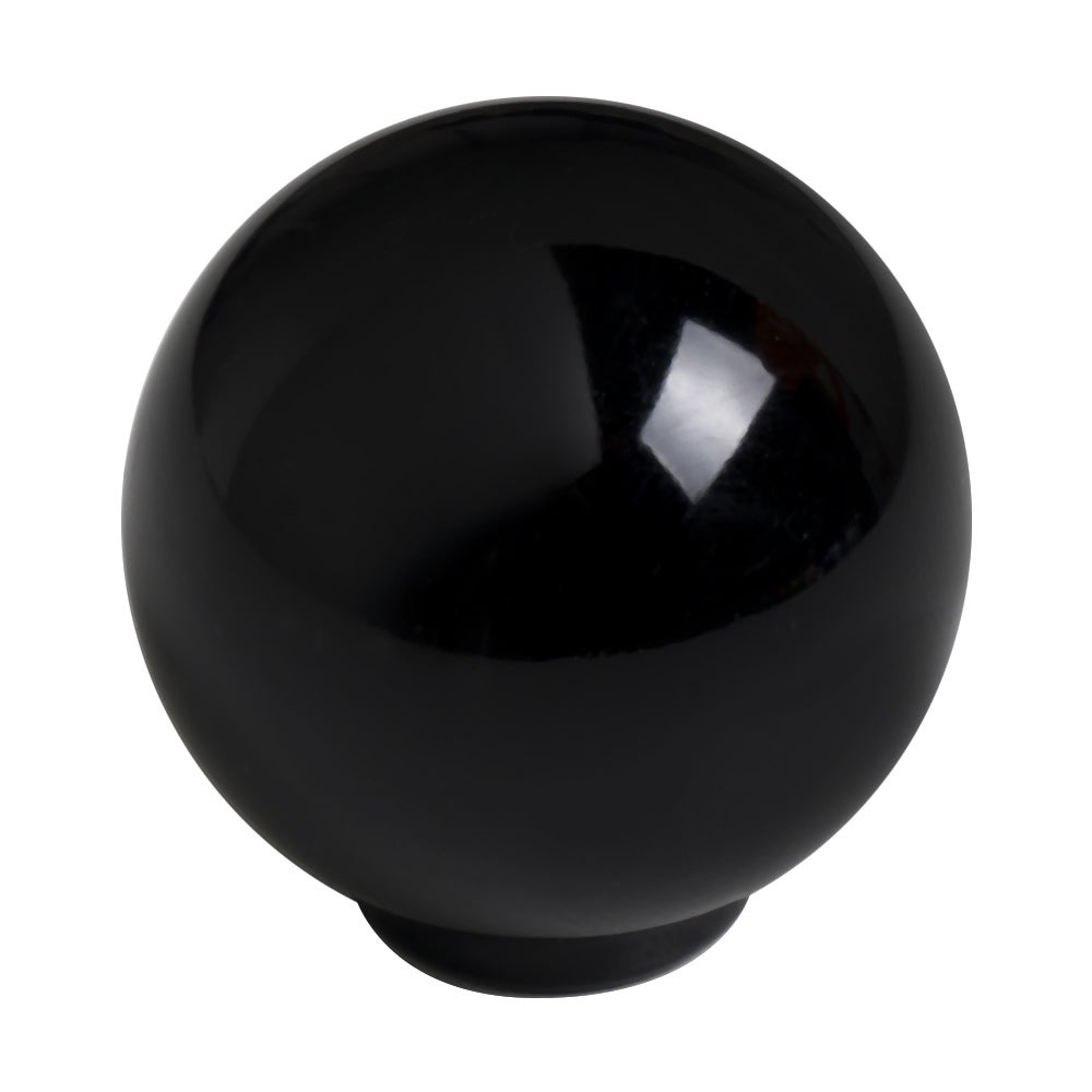 POMOLO A SFERA IN ABS 34MM NERO LUCIDO, CONFEZIONE DA 50 | Leroy Merlin