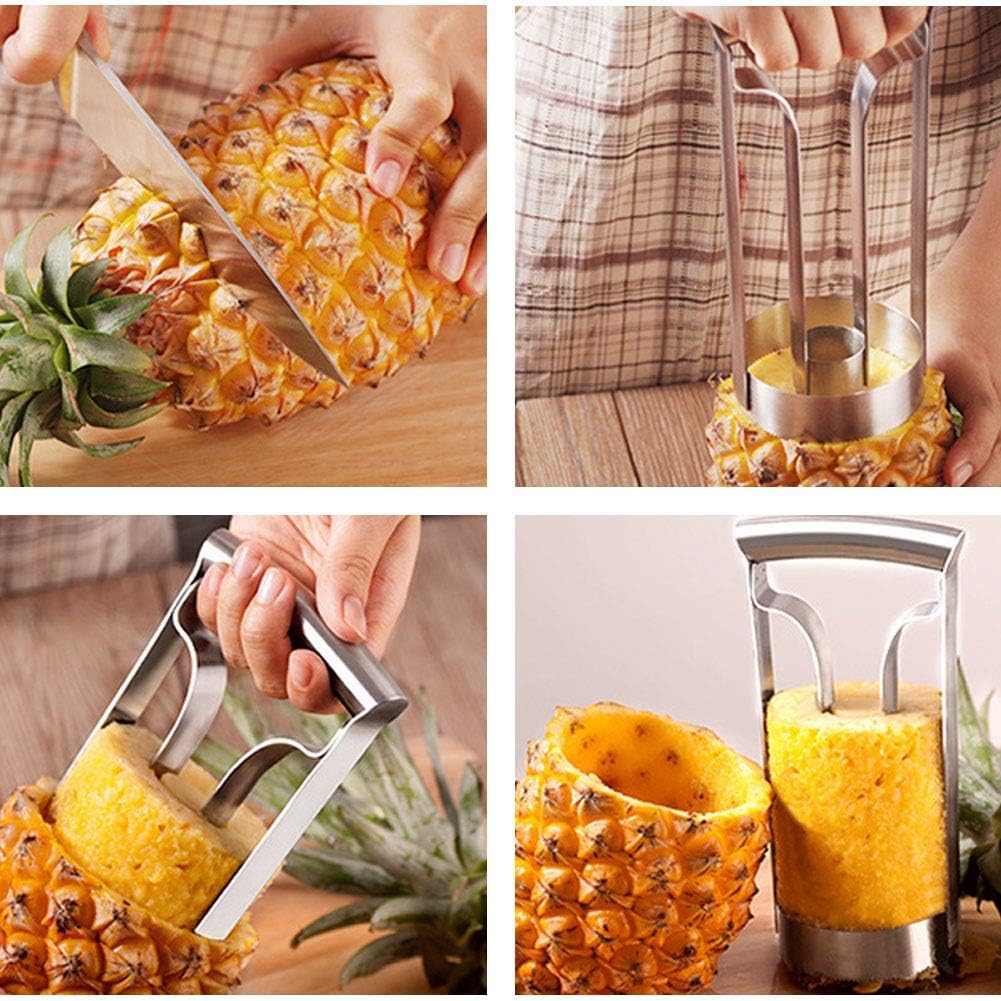Coupe Ananas, Epluche Ananas Ananas Peeler en Acier Inoxydable Coupe ...