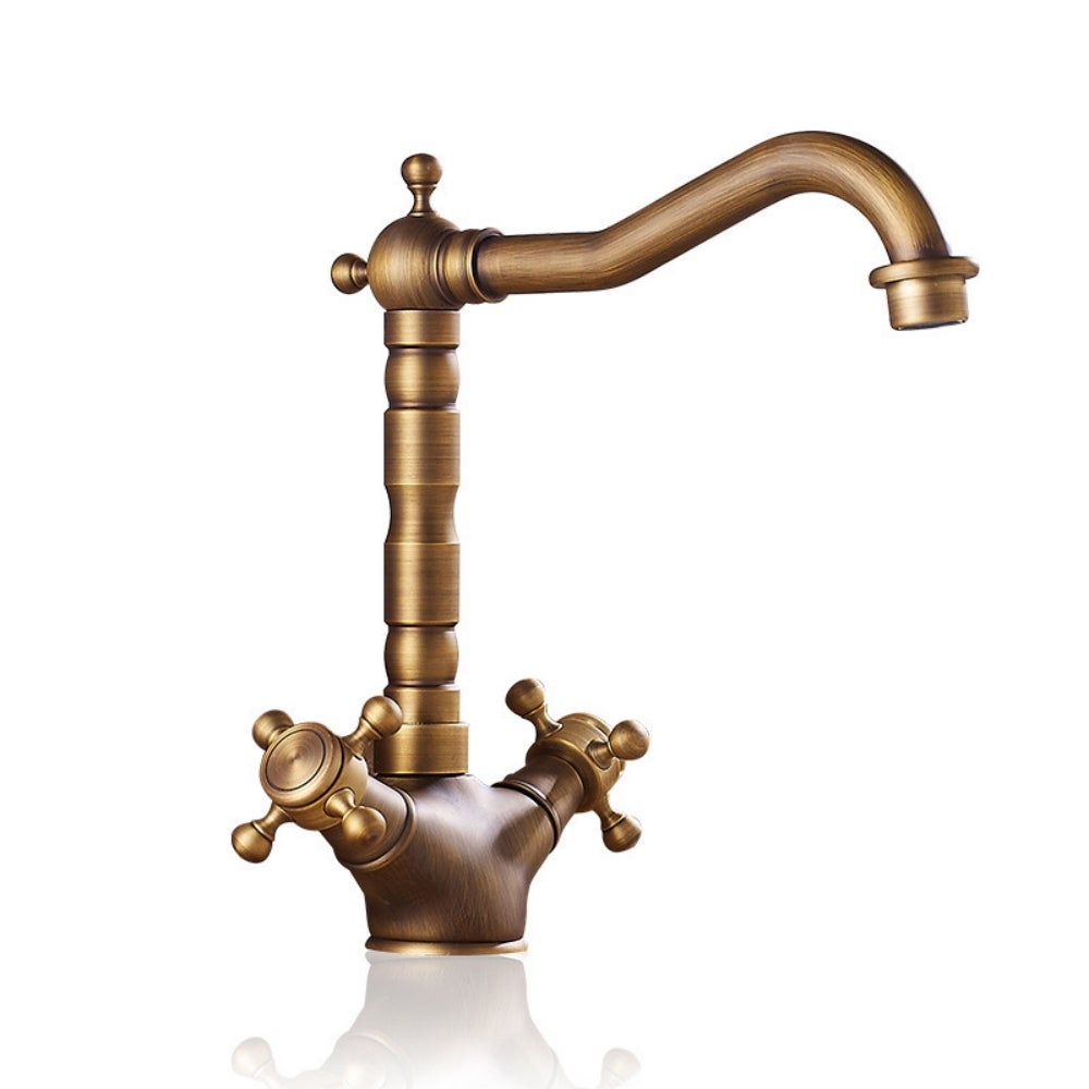 Robinet de Cuisine en Laiton Antique Style Rome, Design Vintage pour ...