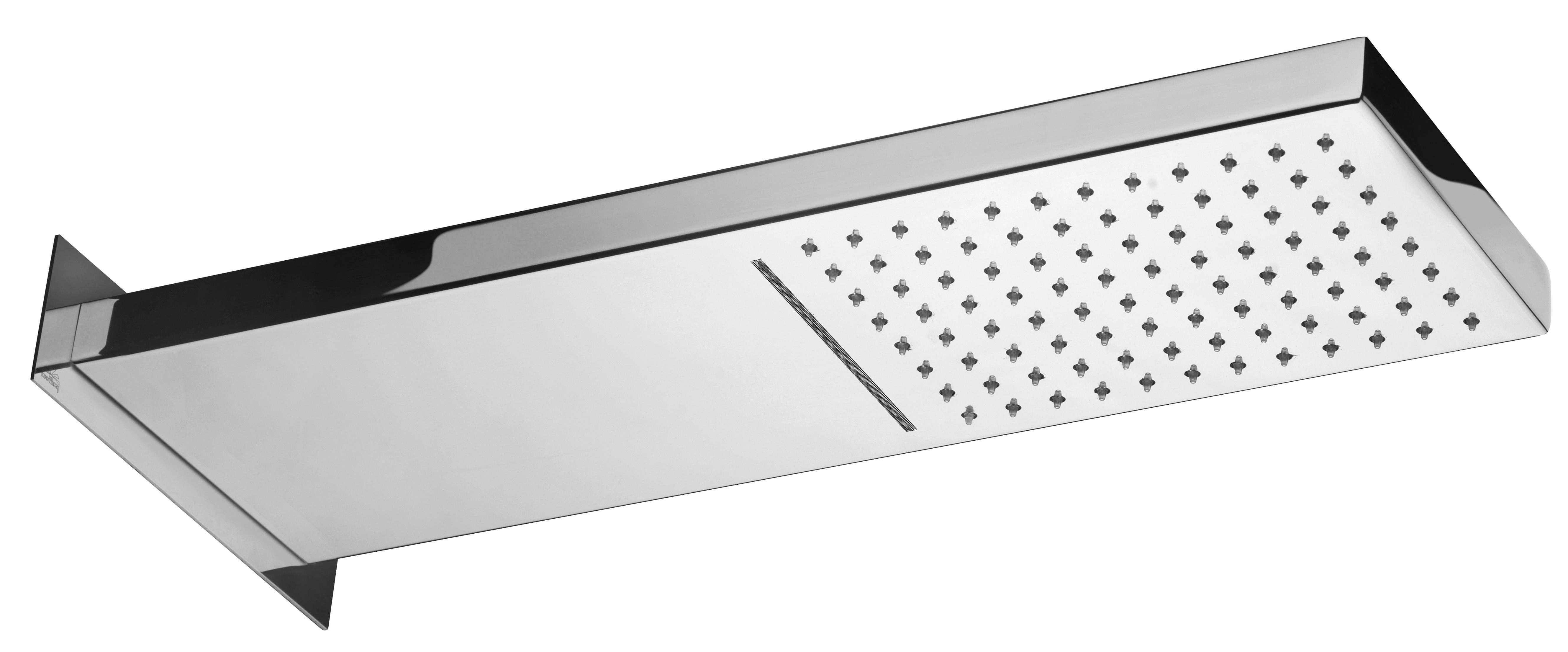 Pommeau de douche double jet et anti-calcaire Paffoni ZSOF099CR ...