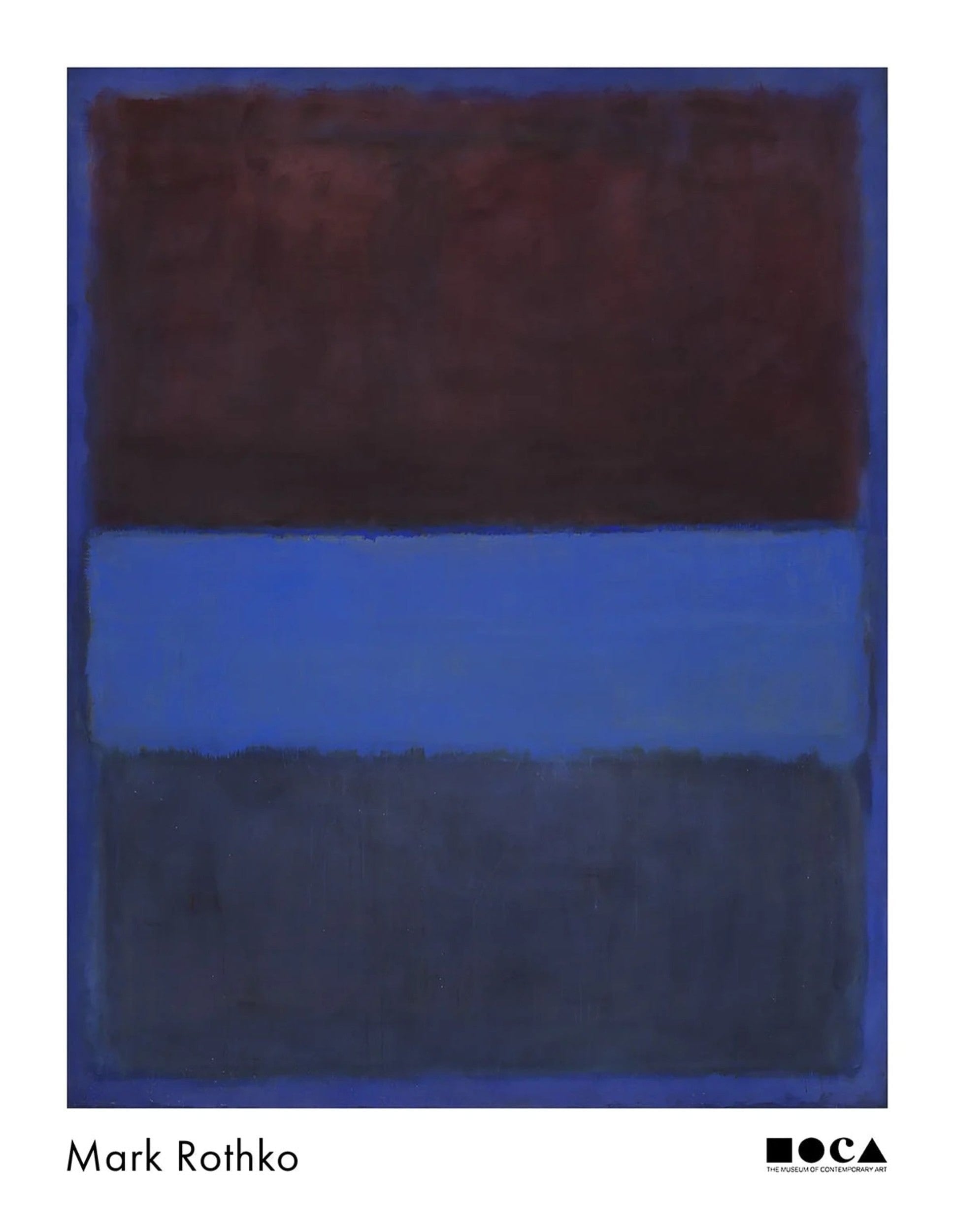 Affiche Art Mark Rothko No. 61 Rust and Blue 71x91.5cm | Leroy Merlin