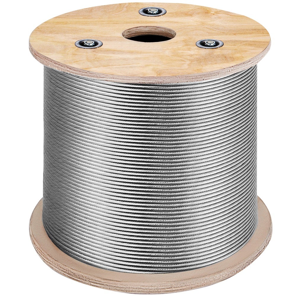 VEVOR 150 m x 3,2 mm Câble en Acier Inoxydable 316 Câble Métallique ...