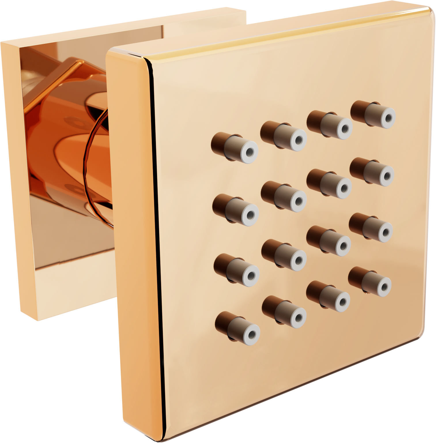 Mexen buse de surface latérale exposée, Or rose - 79360-60 | Leroy Merlin