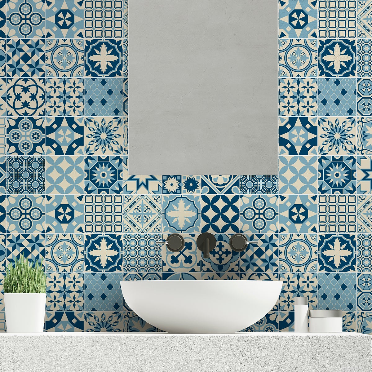 30 vinilo baldosas azulejos Orava - adhesivo de pared - revestimiento ...