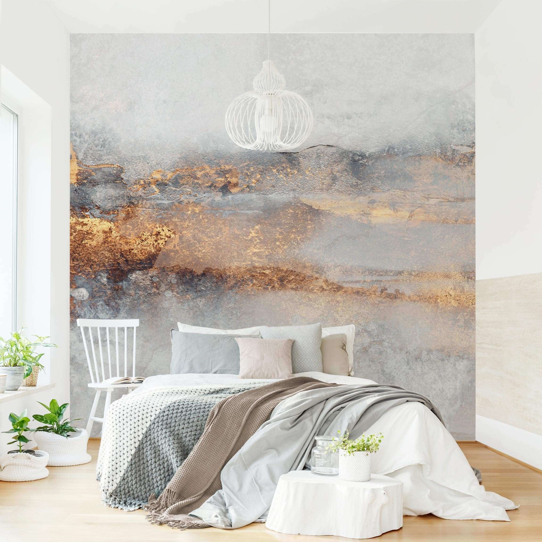 Papel pintado fotomural abstracto arte estampado 325 - salón dormitorio ...