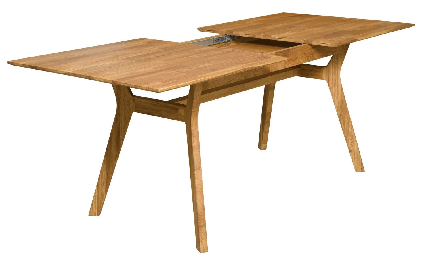 Table extensible en bois de chêne massif Osword 140 à 180cm | Leroy Merlin