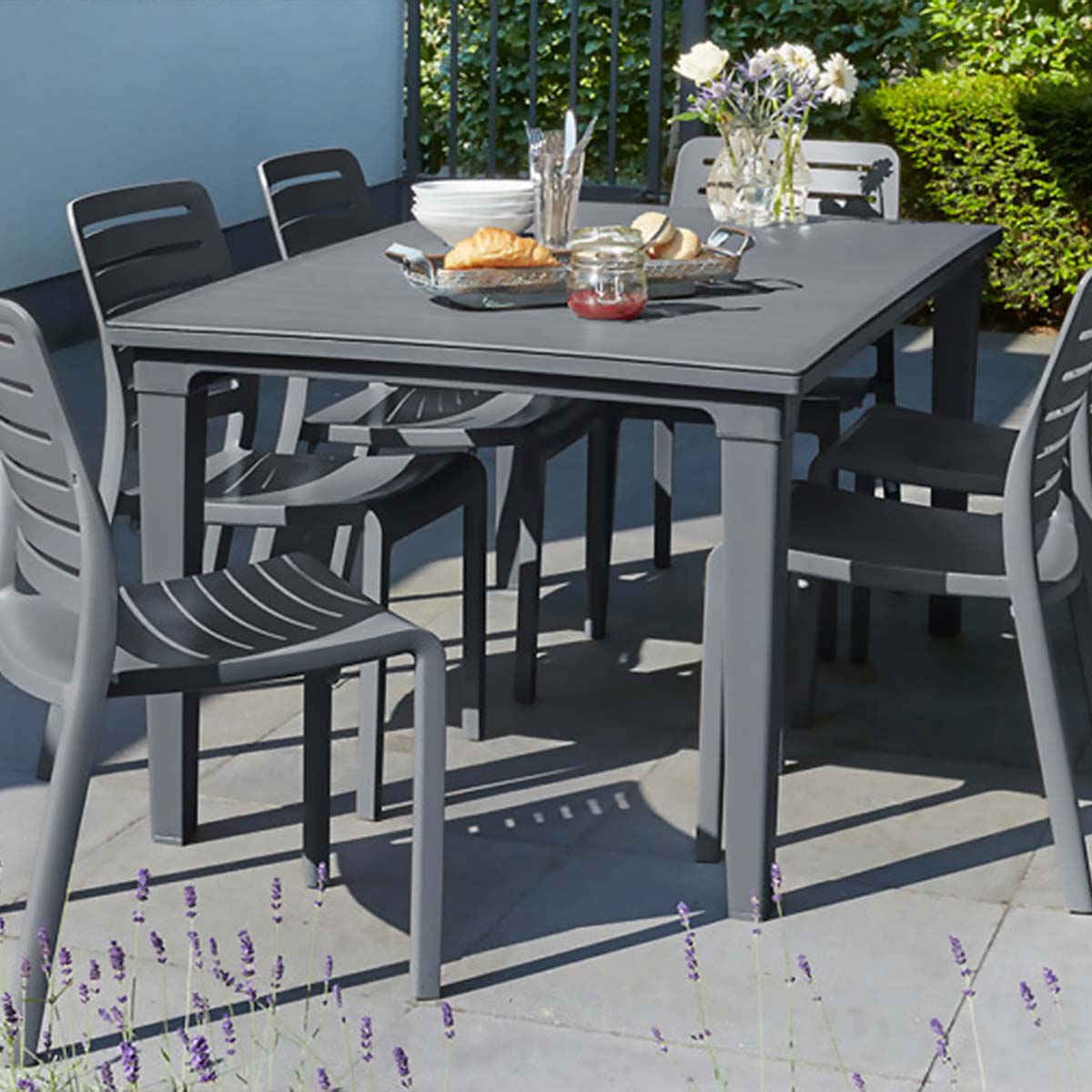 Keter Table Futura graphite | Leroy Merlin