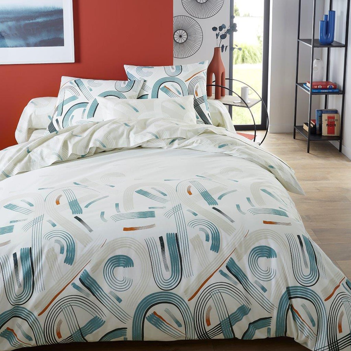 Housse de couette imprimée en coton, Made in France, GABIN | Leroy Merlin