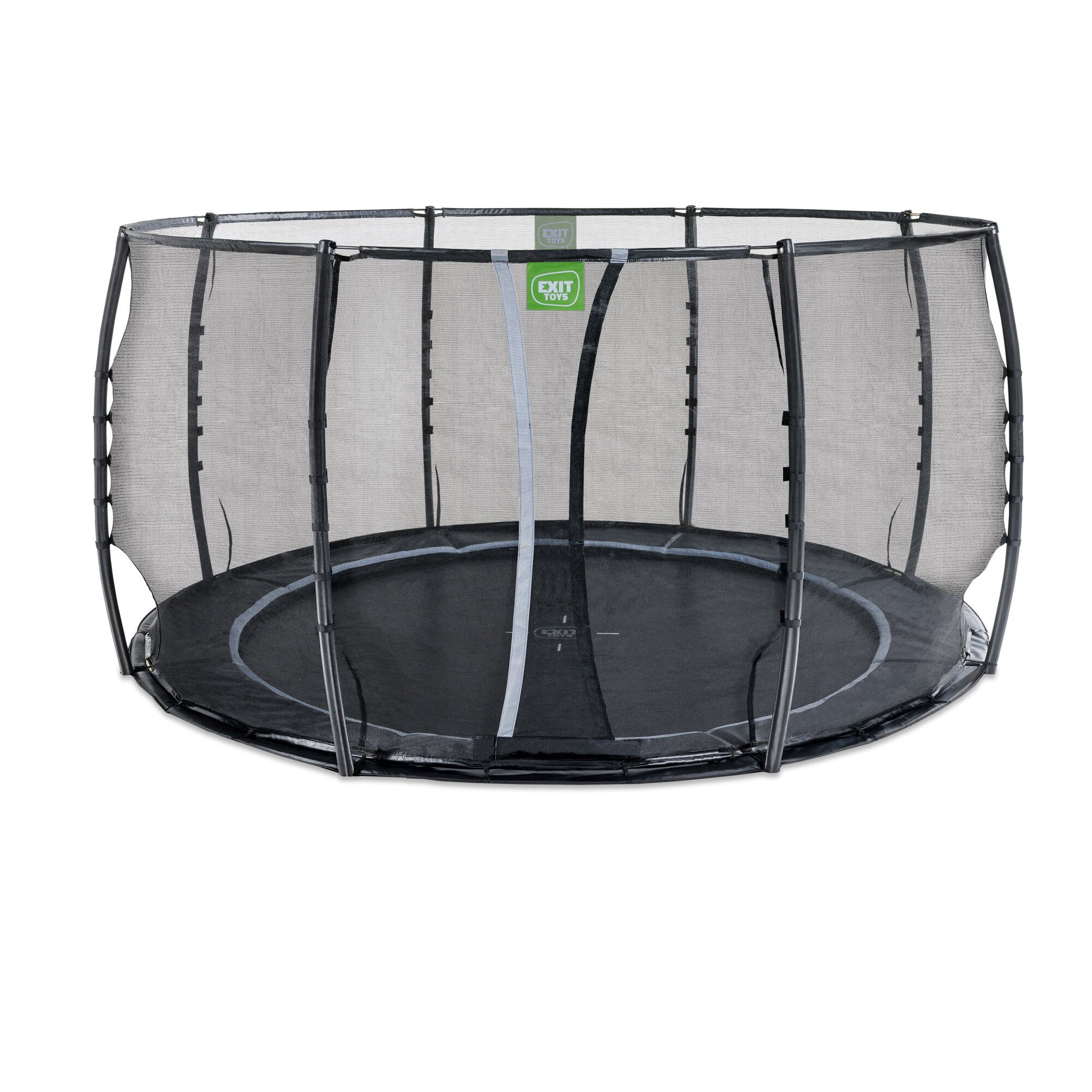 Trampoline enterré au niveau du sol EXIT Dynamic ø427cm avec filet de ...