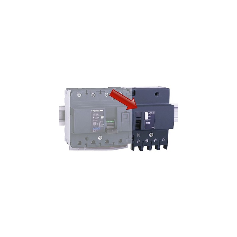 Bloc différentiel NG125 - 63A - 4P - Type AC - 300mA | Bricoman