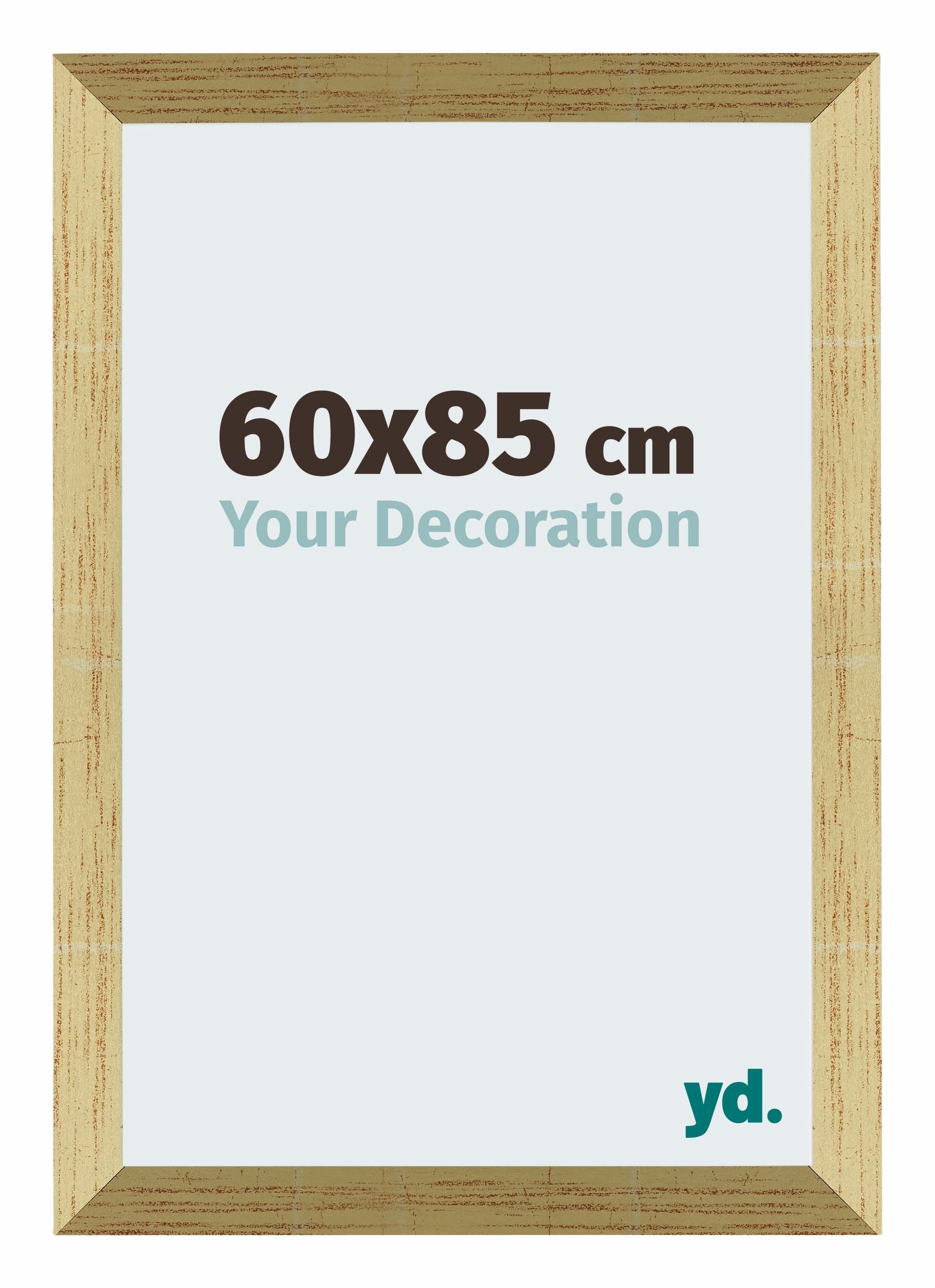 Yd. Cadre photo 60x85 cm - Or Brillant - MDF - Mura | Leroy Merlin