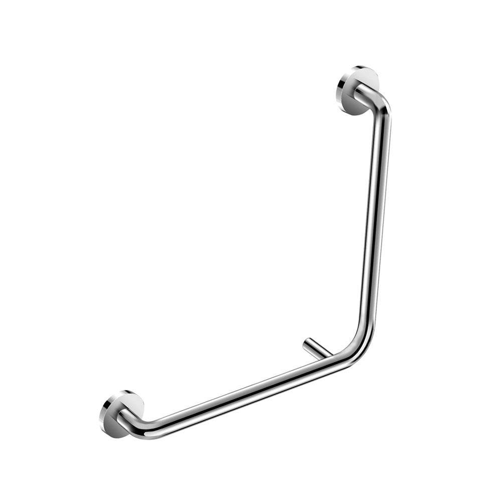 COSMIC Barre d'appui WC angle droite CHROME ARCHITECT | Leroy Merlin